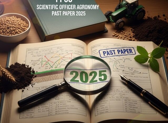 PPSC Scientific Officer Agronomy Past Paper 2025 - fasalbachao.com
