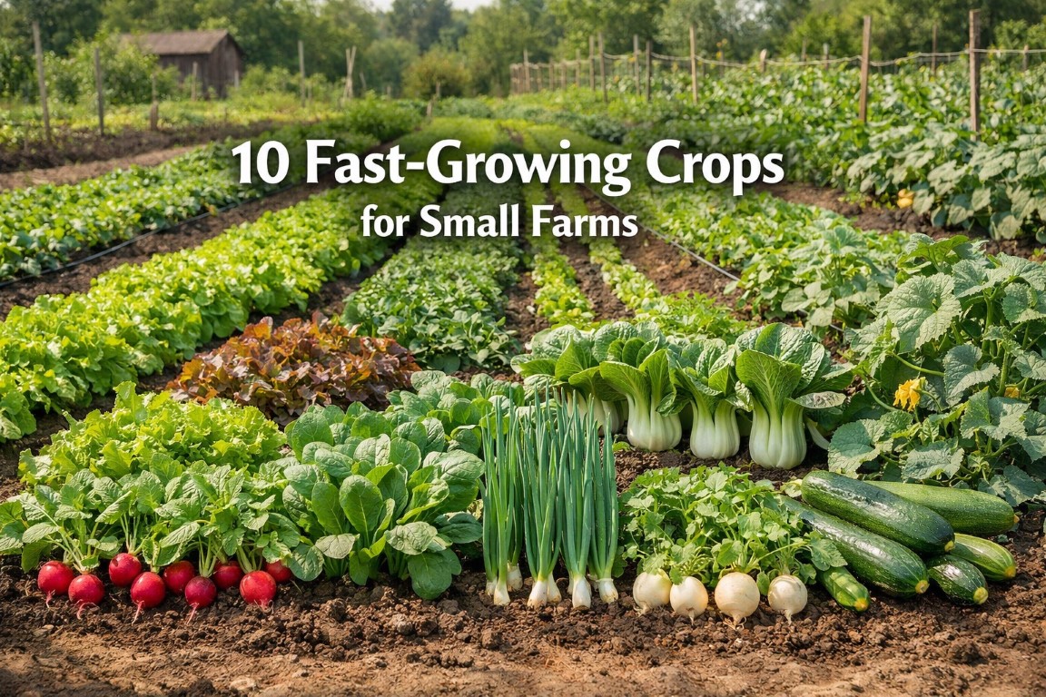 10 Fast-Growing Crops for Small Farms - fasalbachao.com