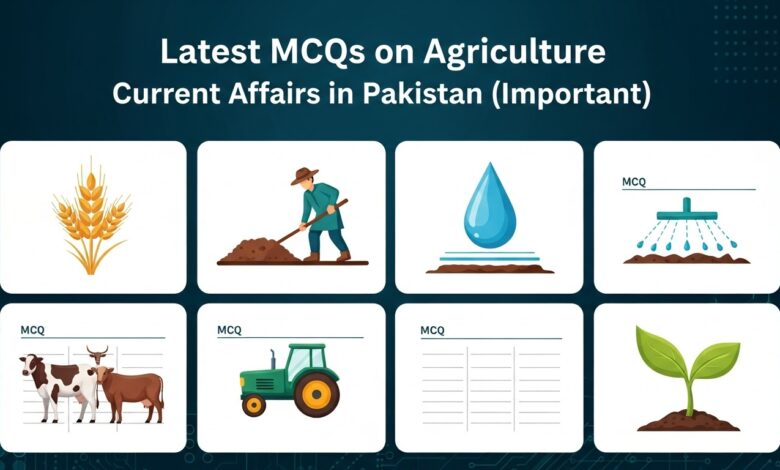 Latest Agri-MCQs on Current Agriculture Affairs in Pakistan (Important ...