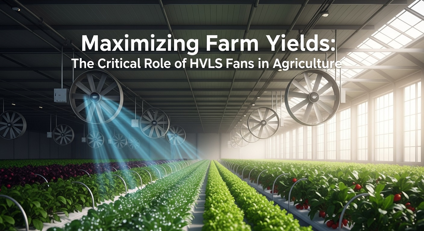 Maximizing Farm Yields: The Critical Role of HVLS Fans in Agriculture